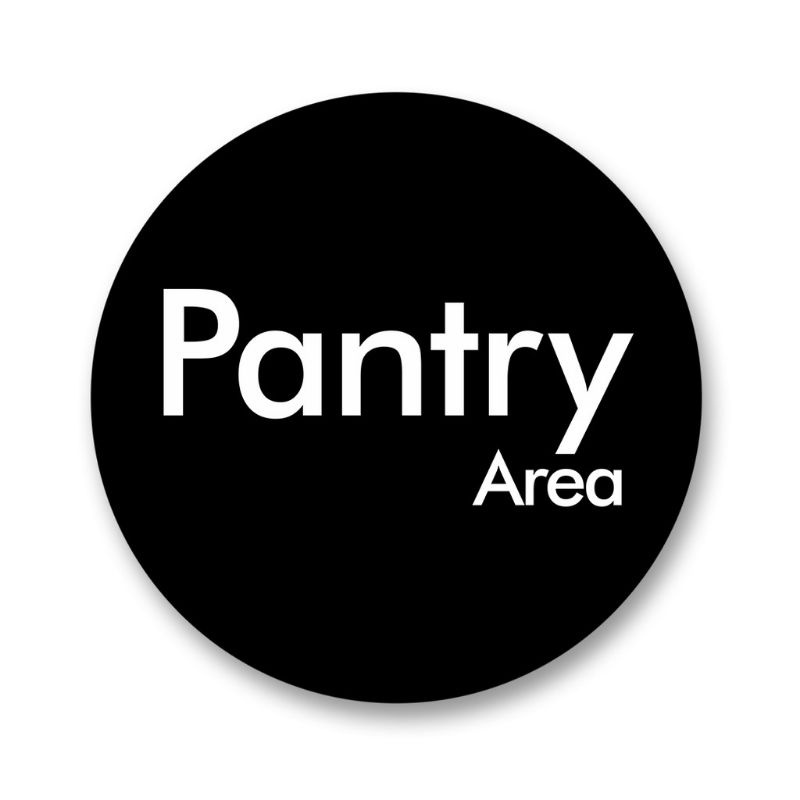 Jual papan tanda pantry area - kitchen office pantry - wall sign pantry ...