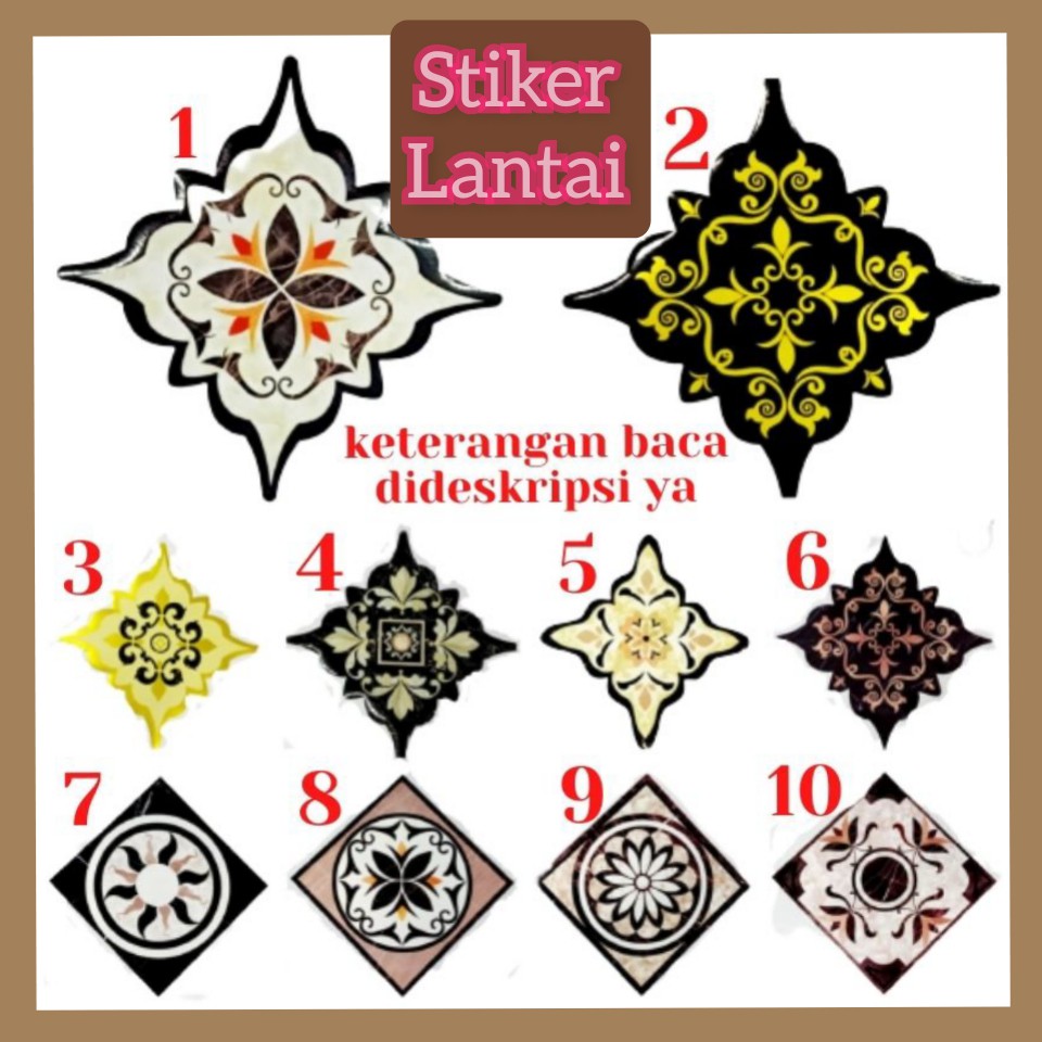 Jual [VIP] STICKER LANTAI STIKER KERAMIK LIS DEKOR TANGGA PINTU DINDING ...
