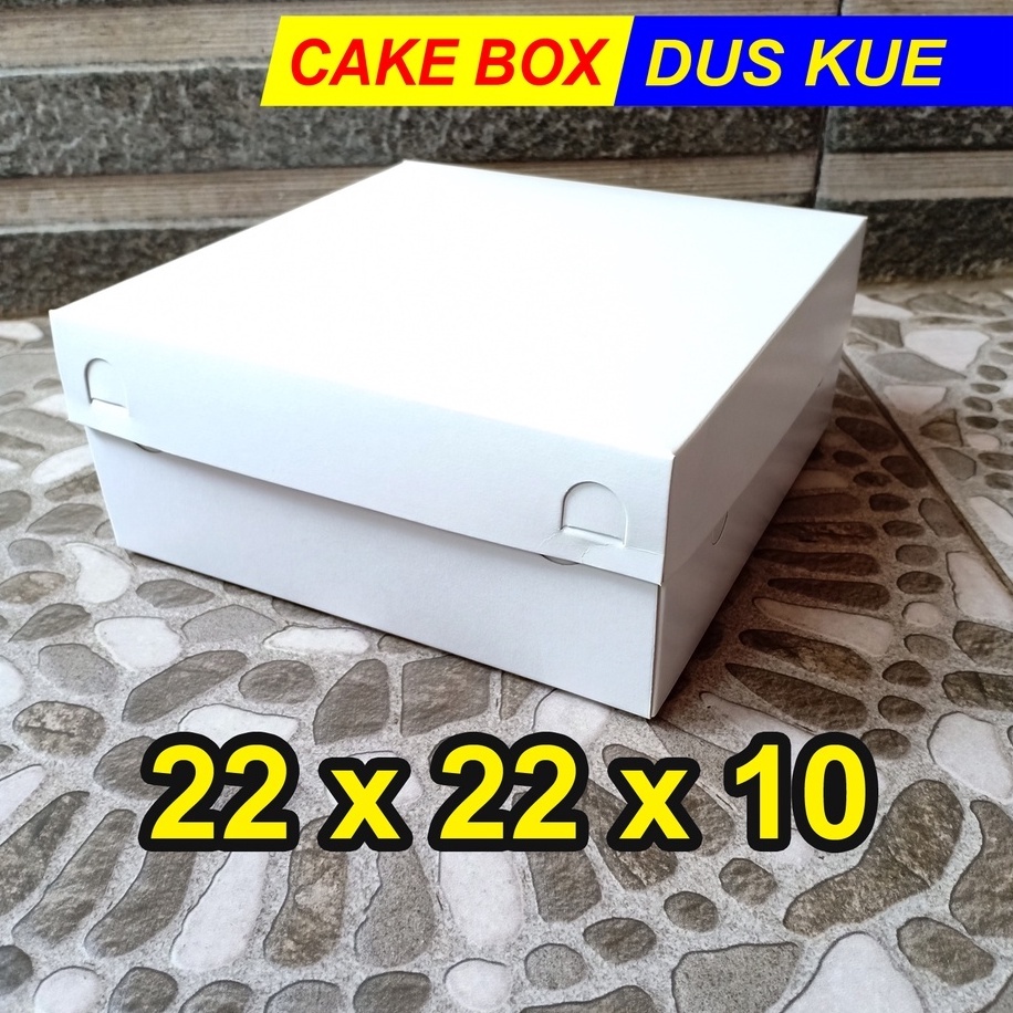 Jual Dus 22x22x10/ 22x22/ Dus Bolu/ Dus Roti/ Dus kue/ Box Roti/ Dus ...