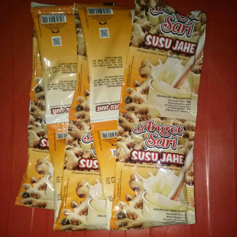 Jual Anget Sari Susu Jahe 28 gram isi 10 Sachet Minuman Serbuk Instant ...