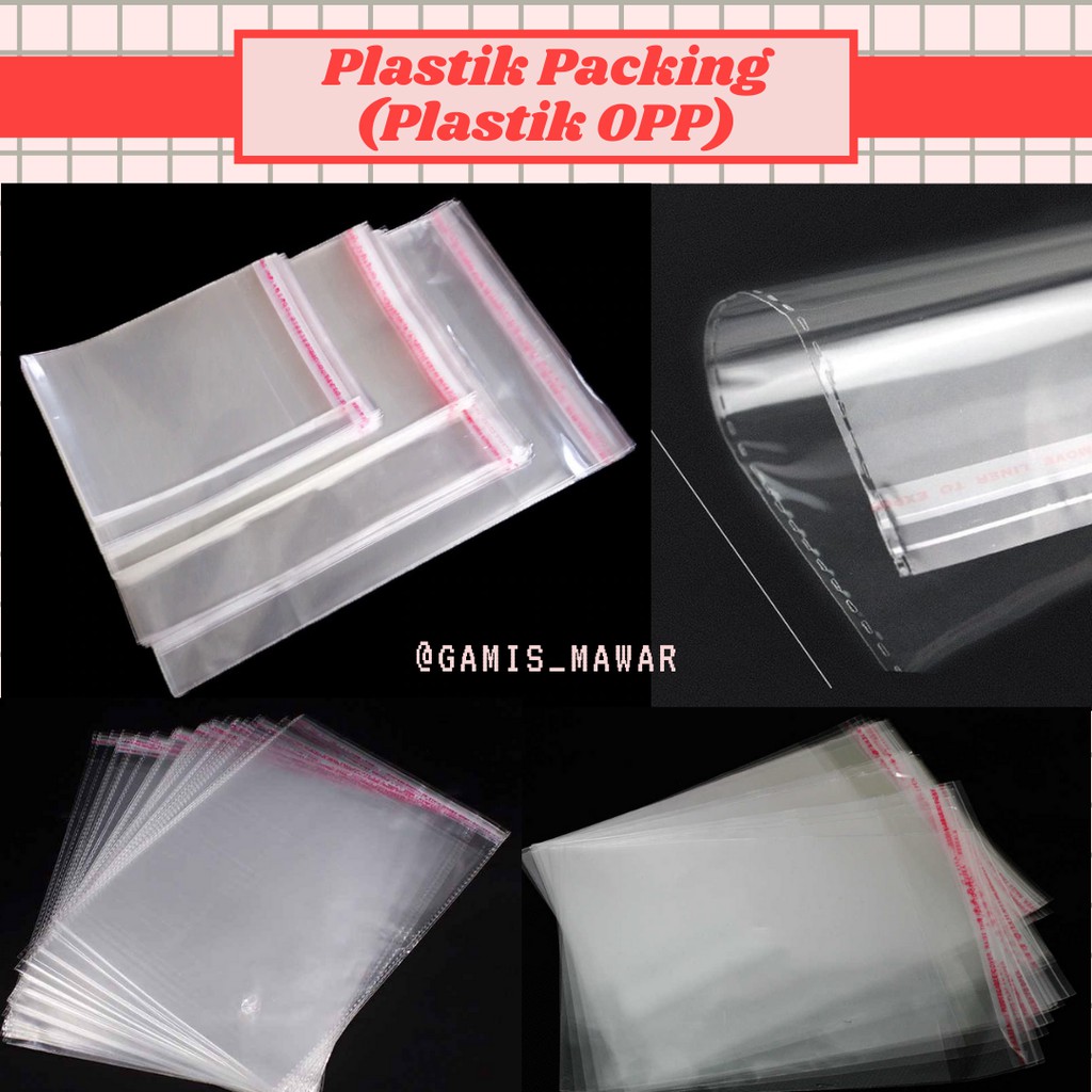Jual Plastik OPP | Plastik Packing | Plastik Baju | Plastik Seal (Tebal ...