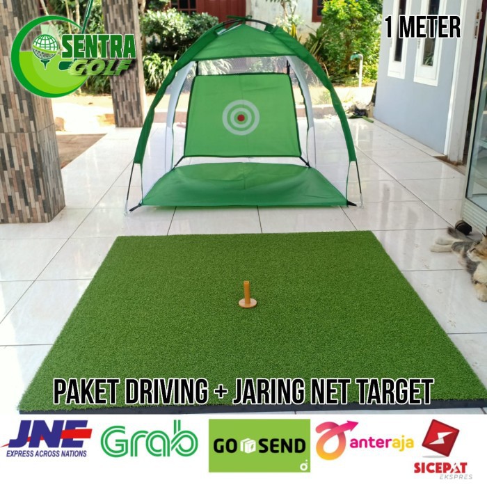 Jual Paket Jaring Target 1 Meter & Karpet Driving Range Golf 125x125 cm ...