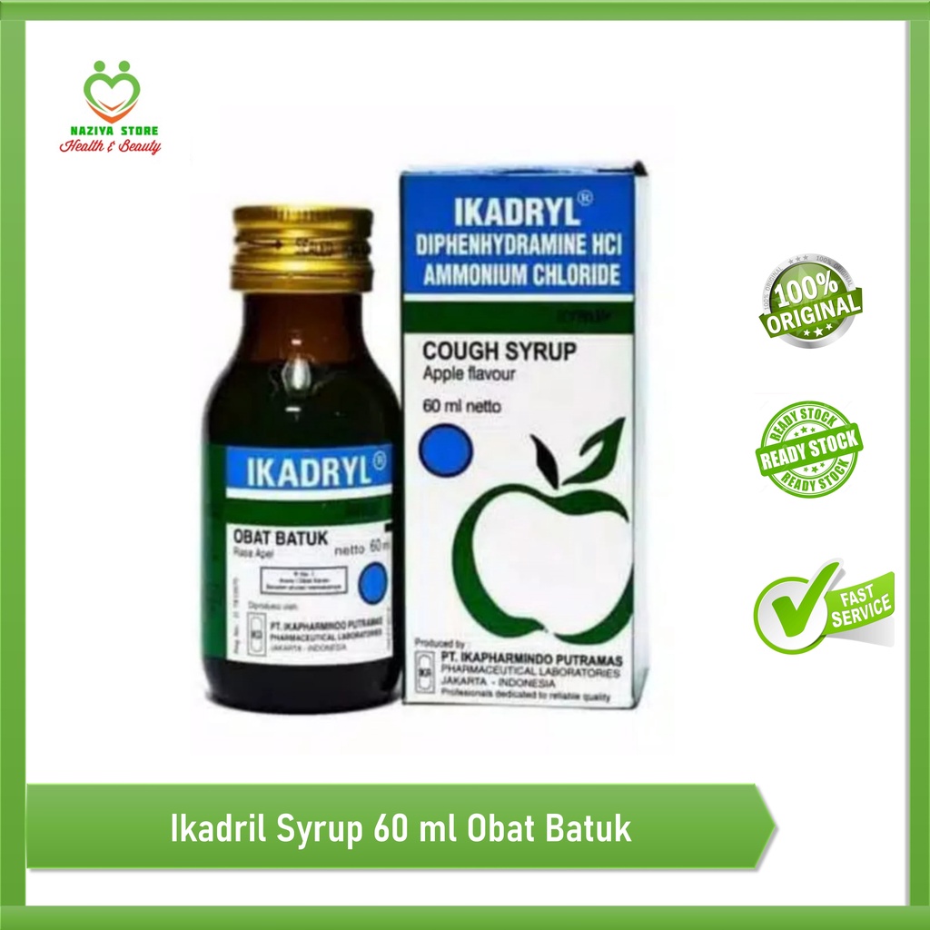 Jual IKADRYL SIRUP 60 ML Obat Batuk Alergi Pilek Flu | Shopee Indonesia