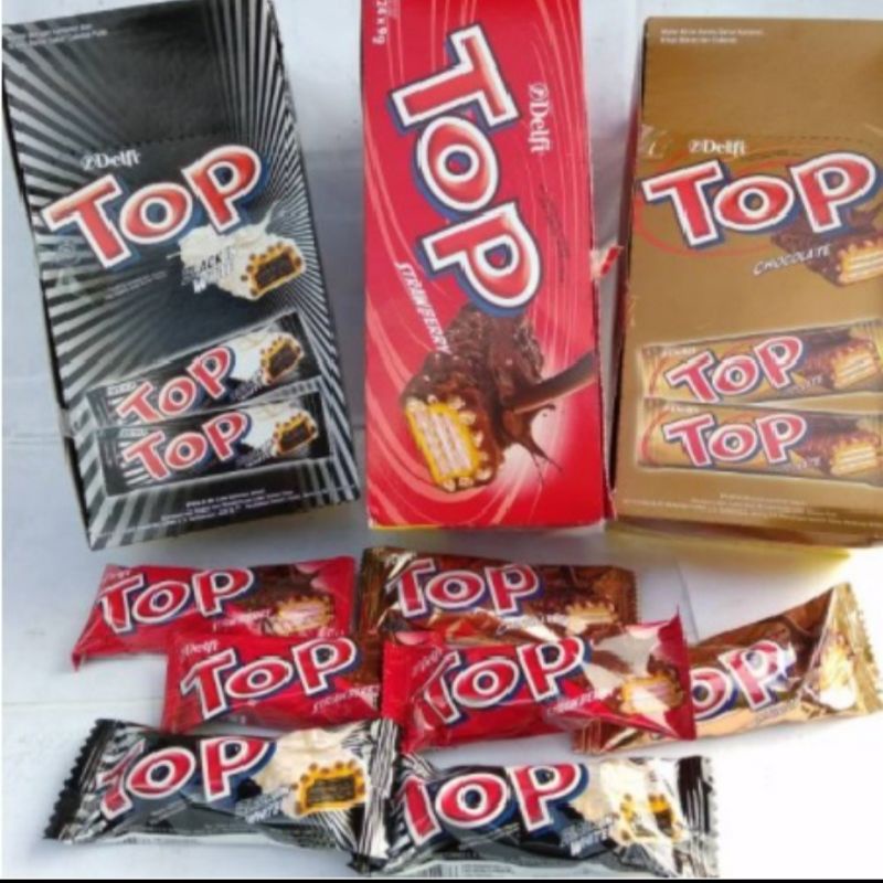 Jual SNACK WAFER DELFI TOP RASA COKELAT | STRAWBERRY | BLACK WHITE ...