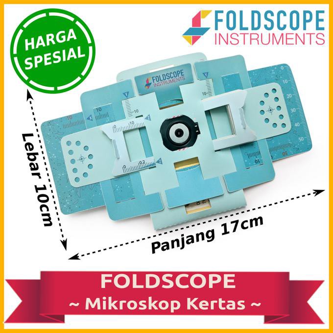 Jual Foldscope Basic Kit Ori Asli Paper Microscope Mikroskop Kertas