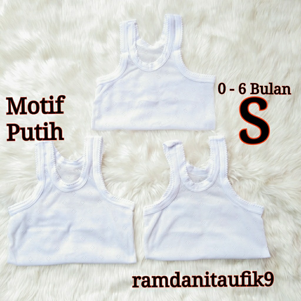 Jual Singlet Bayi Motif Size S 6 pcs - Singlet Bayi 0 Sampai 6 Bulan ...