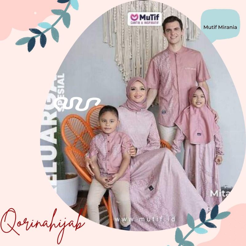 Jual Sarimbit mutif terbaru 2022 / Mutif mirania / mutif haris / gamis ...