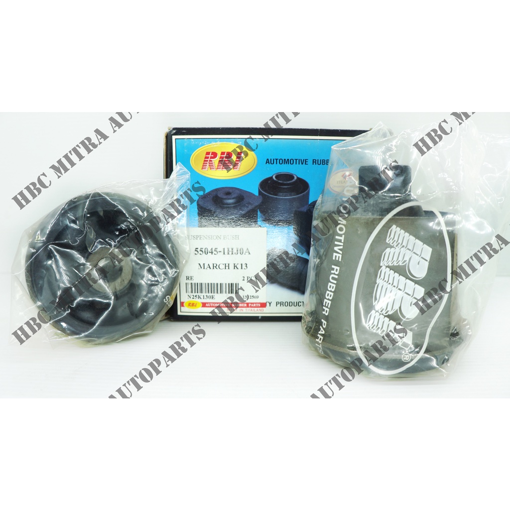 Jual Bushing Beam Arm Roda Belakang Nissan March Datsun Go 55045-1HJ0A RBI | Shopee Indonesia