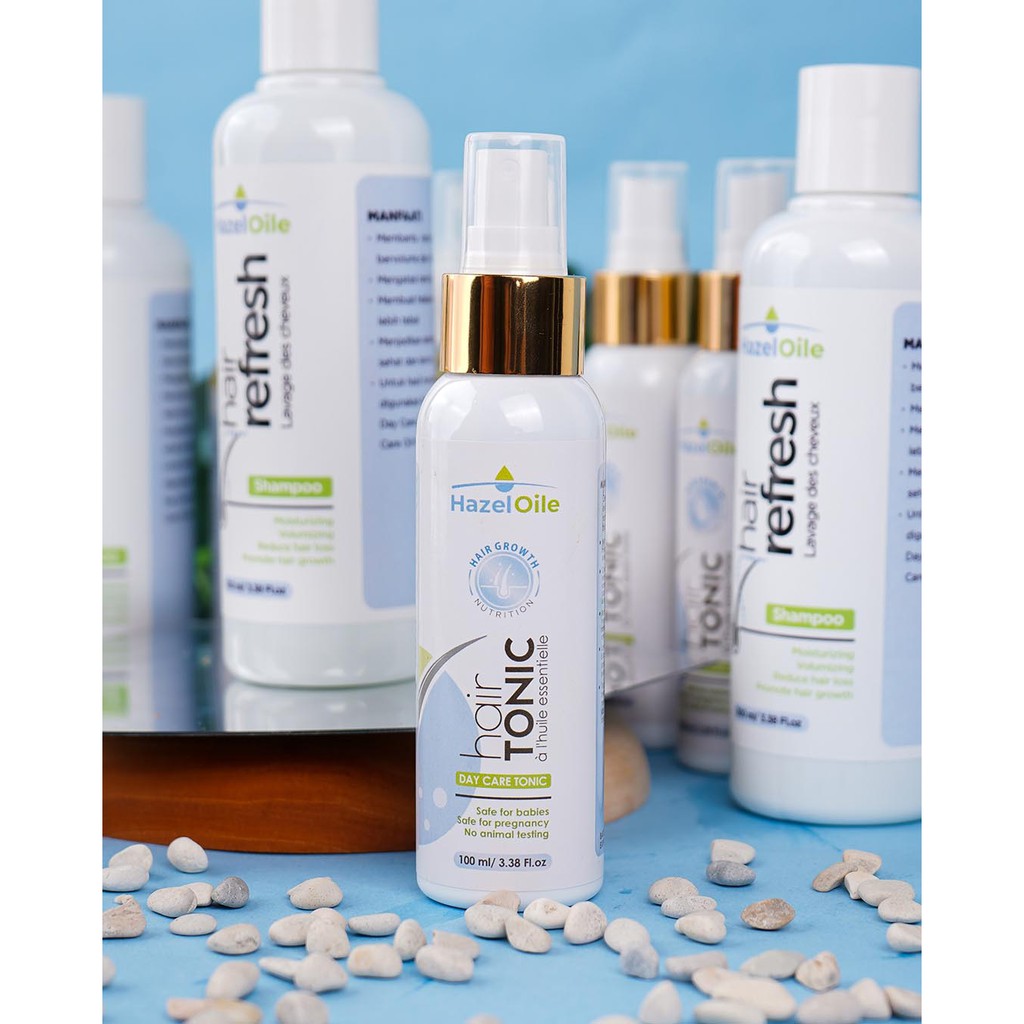 Jual HazelOile untuk Rontok Botak Pitak & Penumbuh Rambut Hair Tonic ...