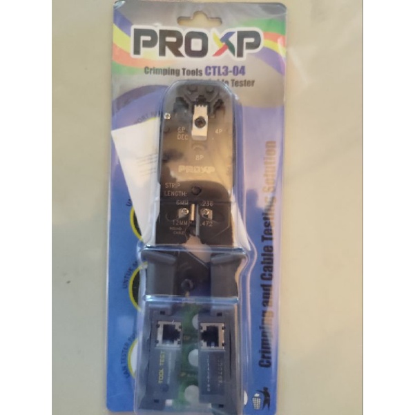 Jual Pro Xp CTL3-04 Tang Crimping LAN RJ45 Cat5 Cat6 dan Cable Testing ...