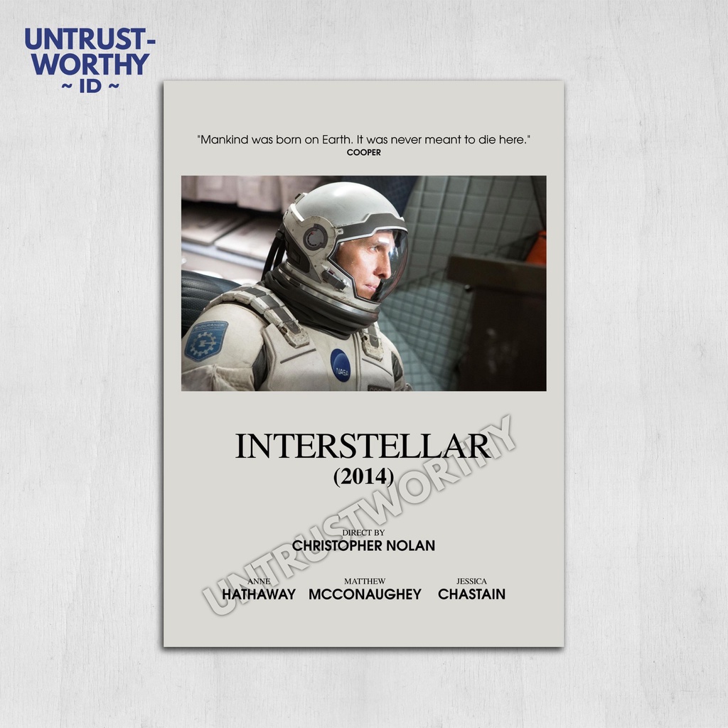 Jual Poster Interstellar Film Ukuran A5 | Shopee Indonesia