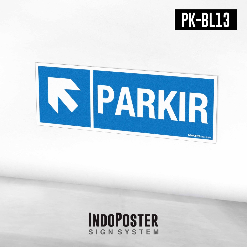 Jual Stiker Rambu Petunjuk Panduan Parkir Kendaraan Arah Panah Kiri ...