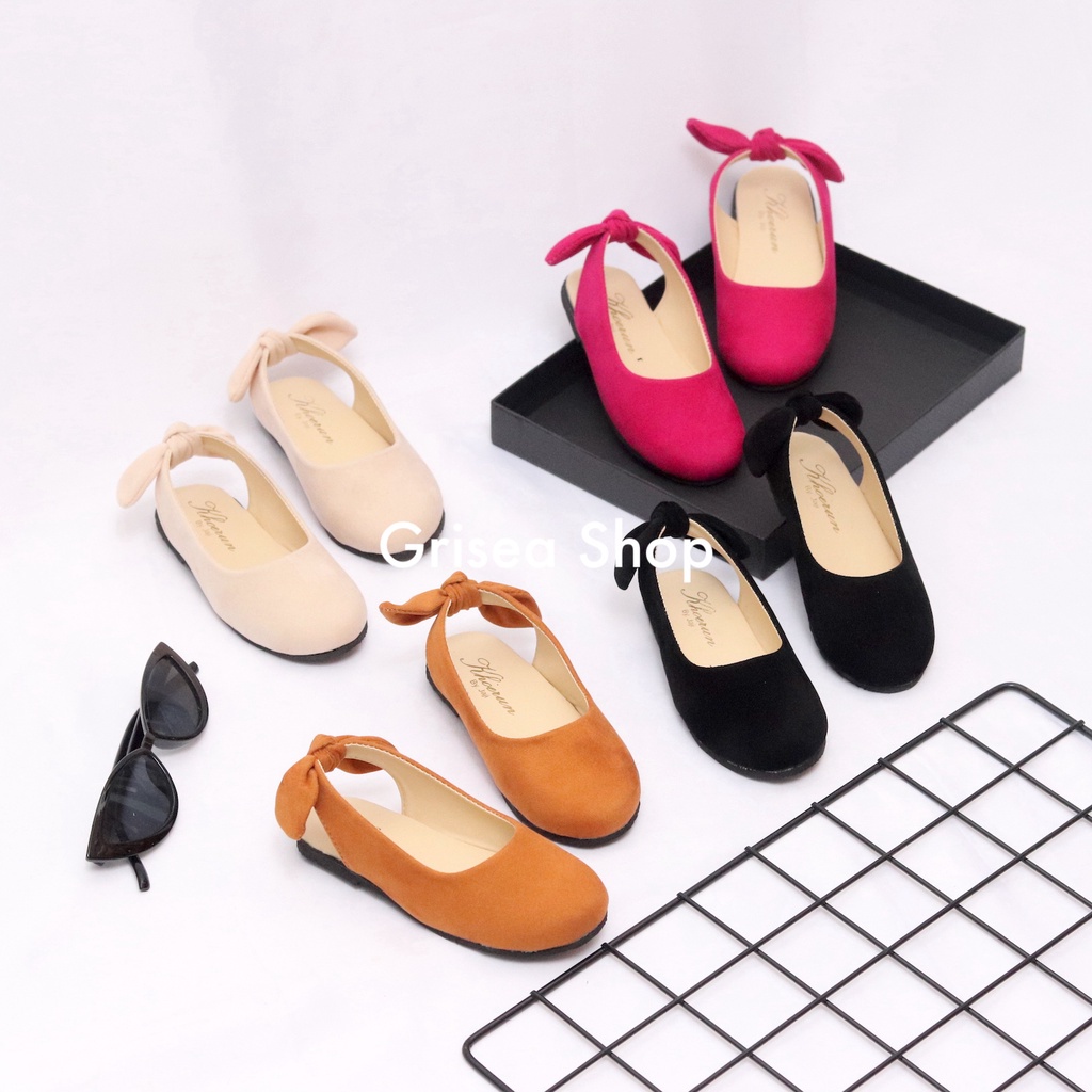 Jual Grisea Sepatu Anak Perempuan Polos Sling Back / Flat Shoes Anak ...