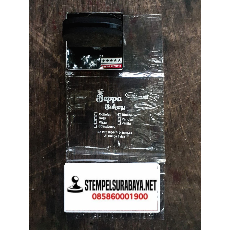 Jual Jual Stempel Plastik Opp Stempel Plastik Kemasan | Shopee Indonesia