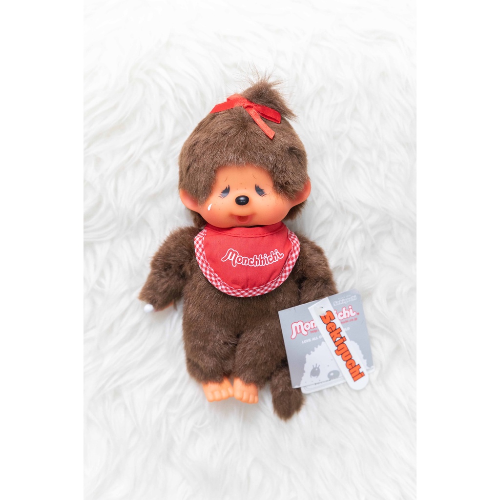 Jual SEKIGUCHI Monchhichi Premium Standard S Size Crying Brown Girl ...