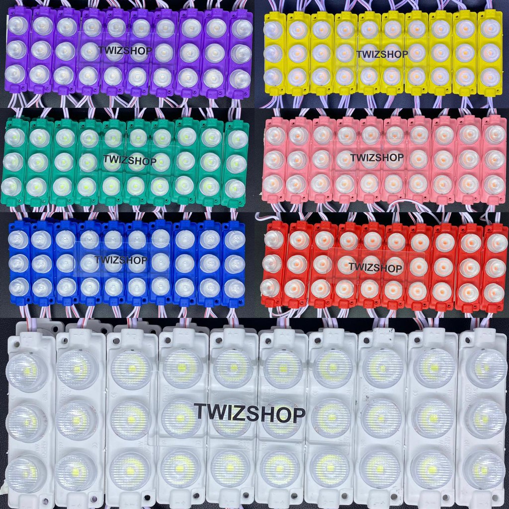 Jual Lampu LED Module 3 Watt 24 Volt 12 Volt / LED Modul 3 Mata Besar 3W 24V 12V | Shopee Indonesia