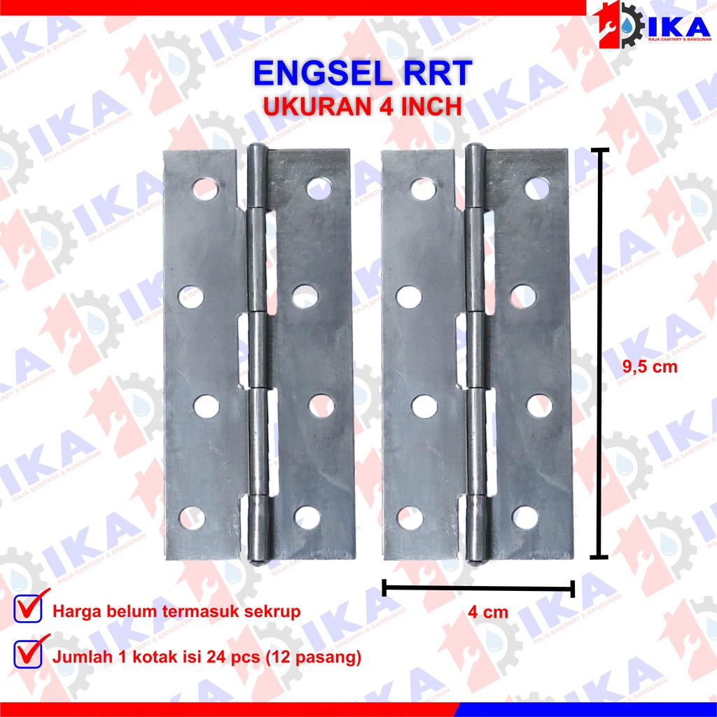 Jual Engsel Tipis Kupu 1 1,5 2,5 3 3,5 4" 1 kotak Plat Pintu Kandang Jendela / Engsel Tipis RRT ...