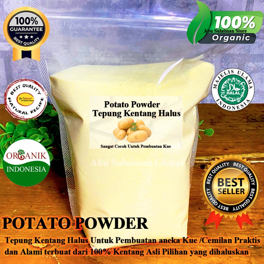 Jual Tepung Kentang Halus Grade A 1 Kg Long Potato Powder Potato Flakes ...