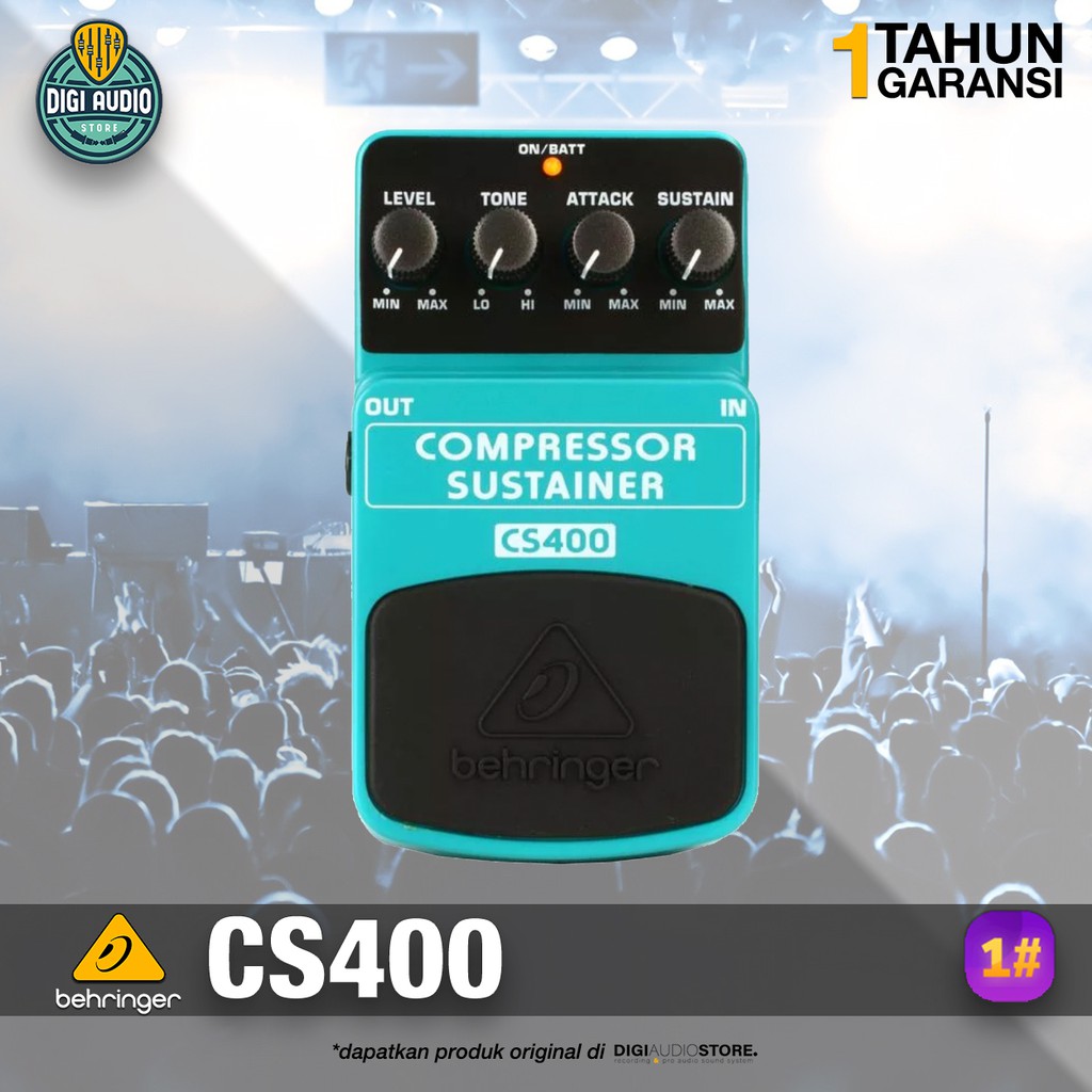Jual Behringer CS400 [ CS 400 ] Compressor Sustain Guitar Pedal EFEK ...