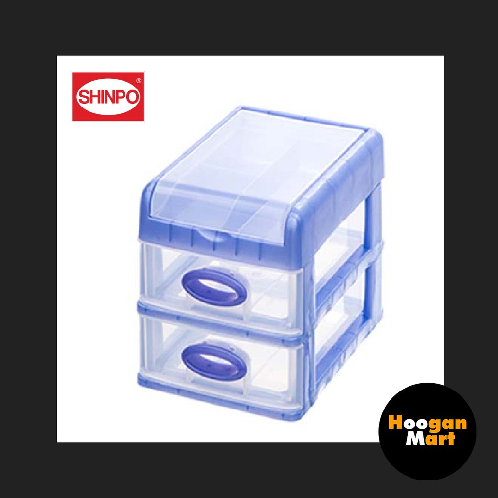 Jual [Rak] Laci Mini Container Susun 2 + 1 Felicia SIP 363 C-3 Shinpo ...