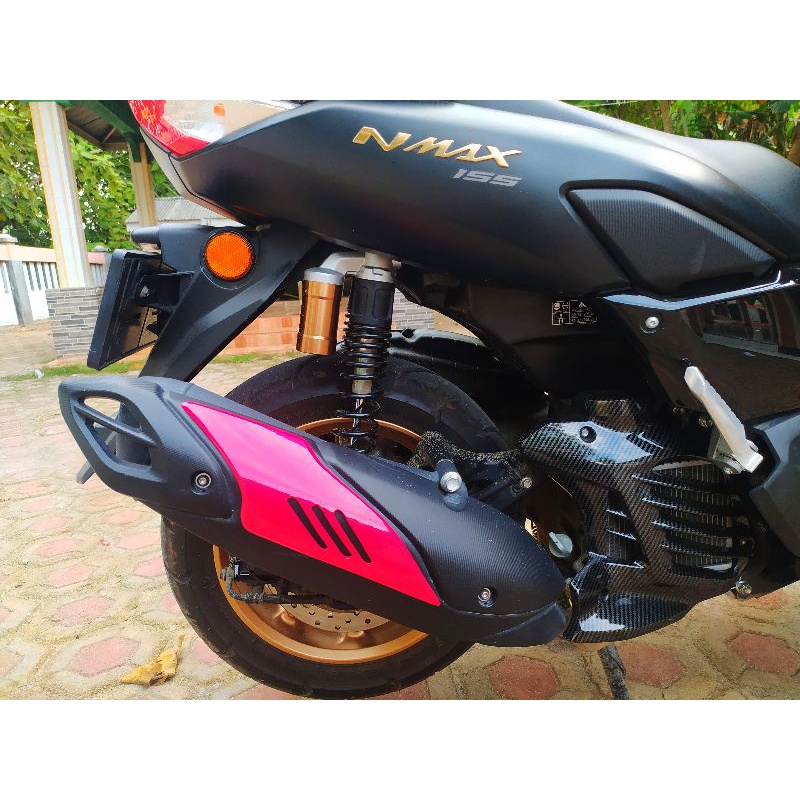 Jual GARNISH TUTUP KNALPOT AEROX NEW N MAX NEW MODEL KIPS RACING ...