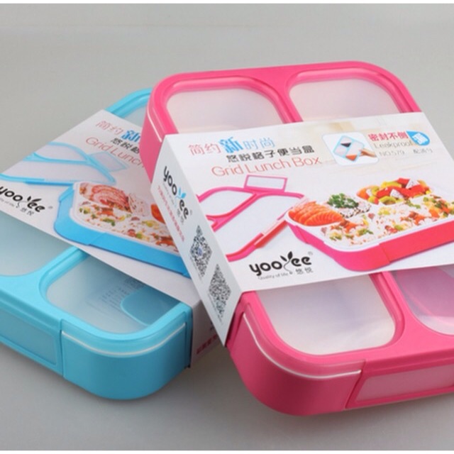 Jual Lunch Box Grid Yooyee | Shopee Indonesia