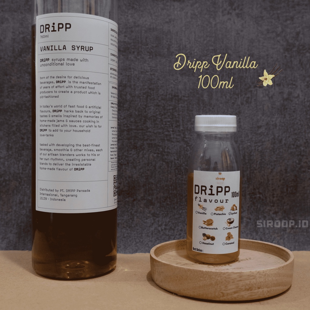 Jual DRiPP Flavour Syrup Repack (30ml, 75ml, 100ml) | Shopee Indonesia