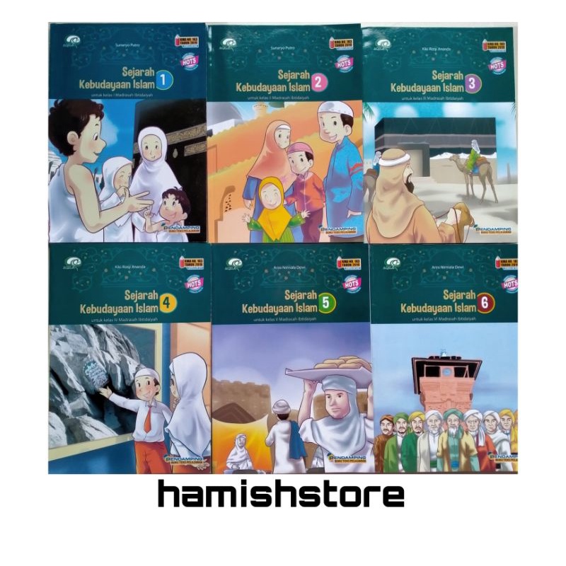 Jual BUKU SEJARAH KEBUDAYAAN ISLAM SD/MI KELAS 1 2 3 4 5 6 PENERBIT AQILA TIGA SERANGKAI ...