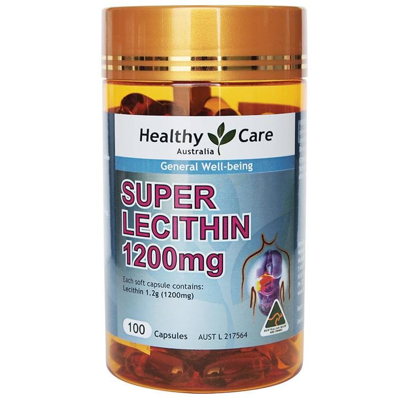Jual Healthy Care Super Lecithin 1200mg - 100 kapsul | Shopee Indonesia
