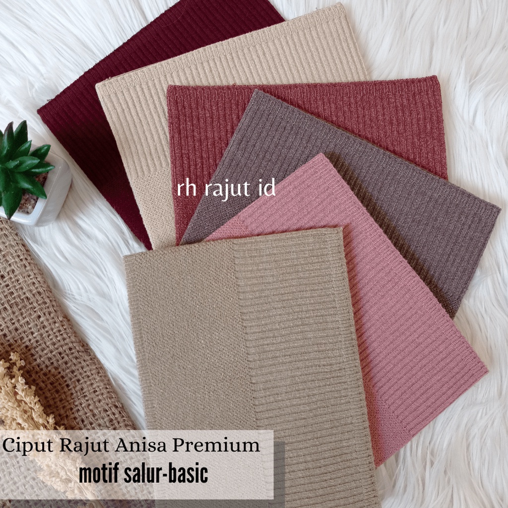 Jual Ciput Rajut Inner Bandana Premium Original Motif Salur-Basic ...