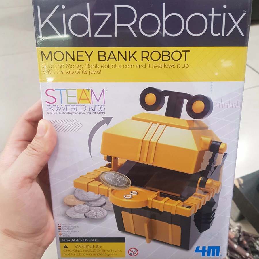 Jual kidzrobotix money bank robot jastip mainan edukasi anak original# ...
