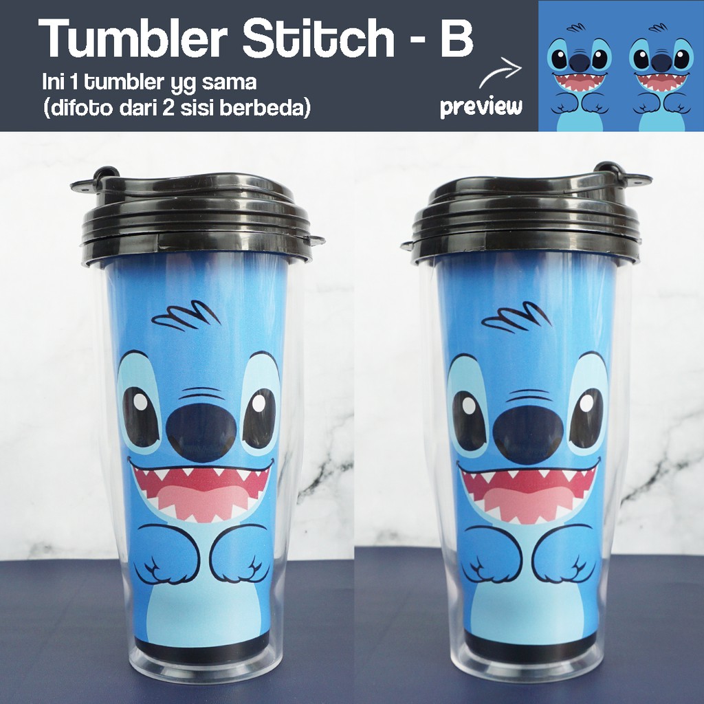 Jual Tumbler STITCH - Botol Minum Kartun Anak Teman Lilo Souvenir ...