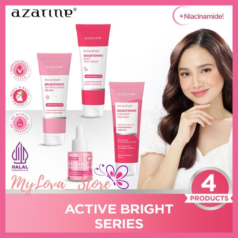 Jual Azarine Active Bright Series Skin Treatment Kulit Kusam dan Flek ...