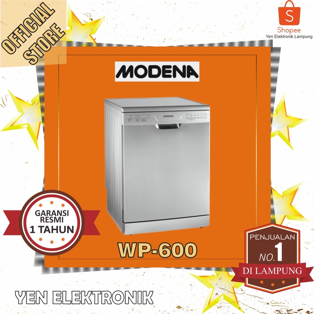 Jual MODENA Dishwasher WP 600 / Mesin Cuci Piring Garansi Resmi MODENA ...
