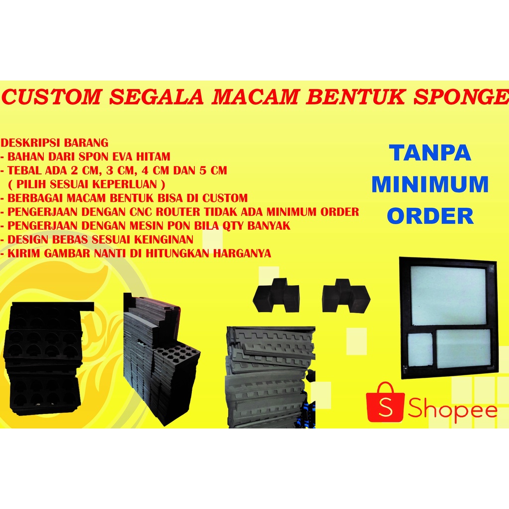 Jual CUSTOM EVA SPON / EVA ATI / EVA SPONGE BERBAGAI MACAM BENTUK ...