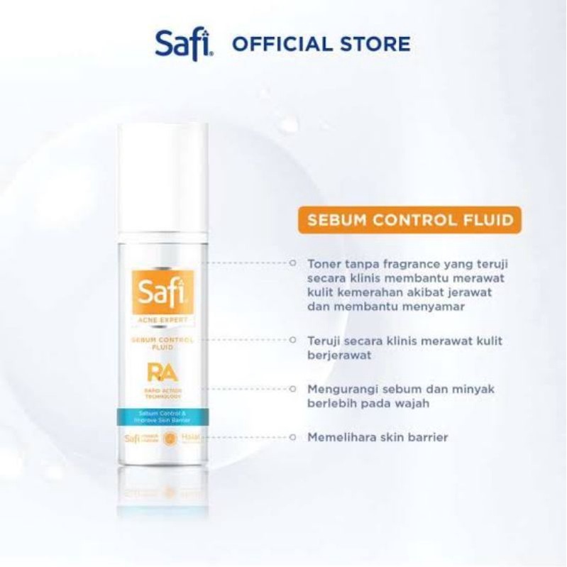 Jual SAFI ACNE EXPERT SEBUM CONTROL FLUID (TONER) | Shopee Indonesia