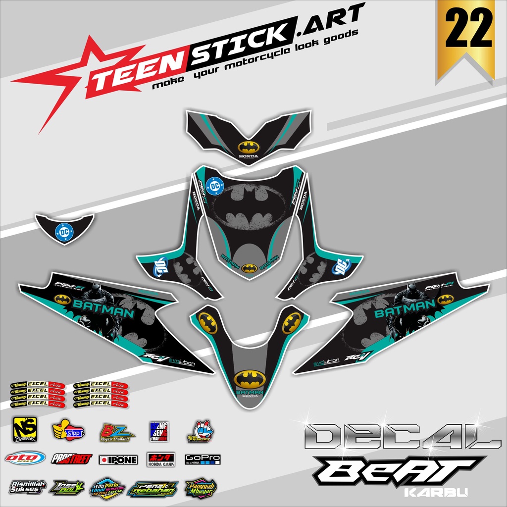 Jual Decal Stiker Fullbody Beat Karbu 2008 2009 2010 2011 2012 Variasi ...
