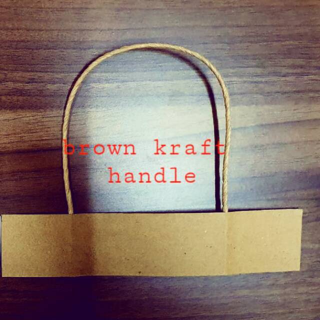 Jual Paperbag Twisted Handle 200 set/ Tali Kepang Kertas / Kraft Kertas ...