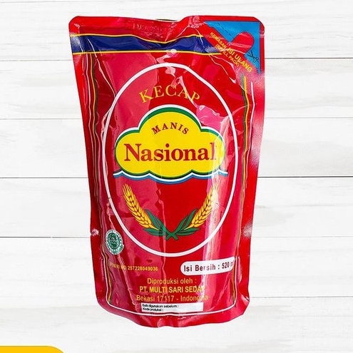 Jual Kecap Manis Nasional Refill 520 ml | Shopee Indonesia