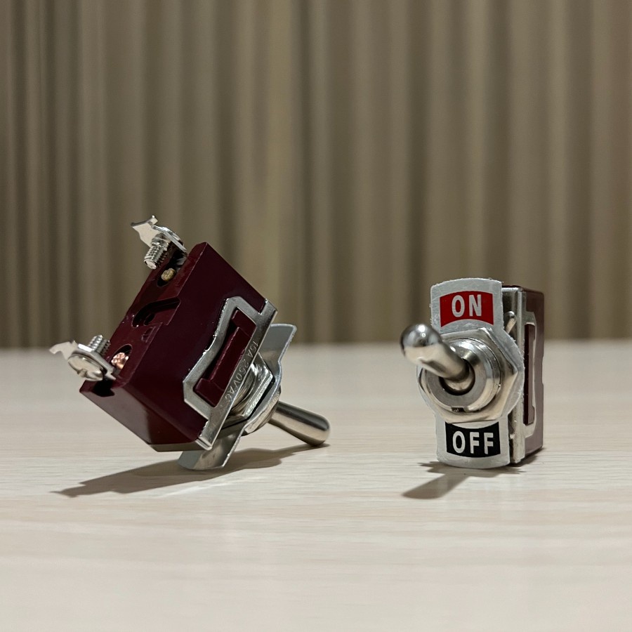 Jual SWITCH TOGGLE SAKLAR TOGLE TOGEL 2 PIN ON OFF 15A 250V 20A 125V ...