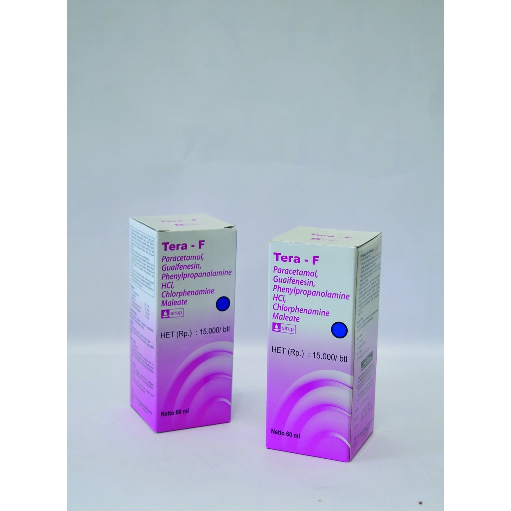 Jual Tera - F Sirup / Syrup 60 Ml (Obat Batuk, Flu / Pilek, Demam ...