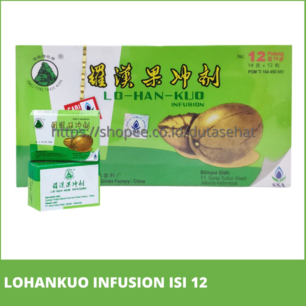 Jual LO-HAN-KUO INFUSION, LO HAN KUO LOHANKUO PANAS DALAM SAKIT ...