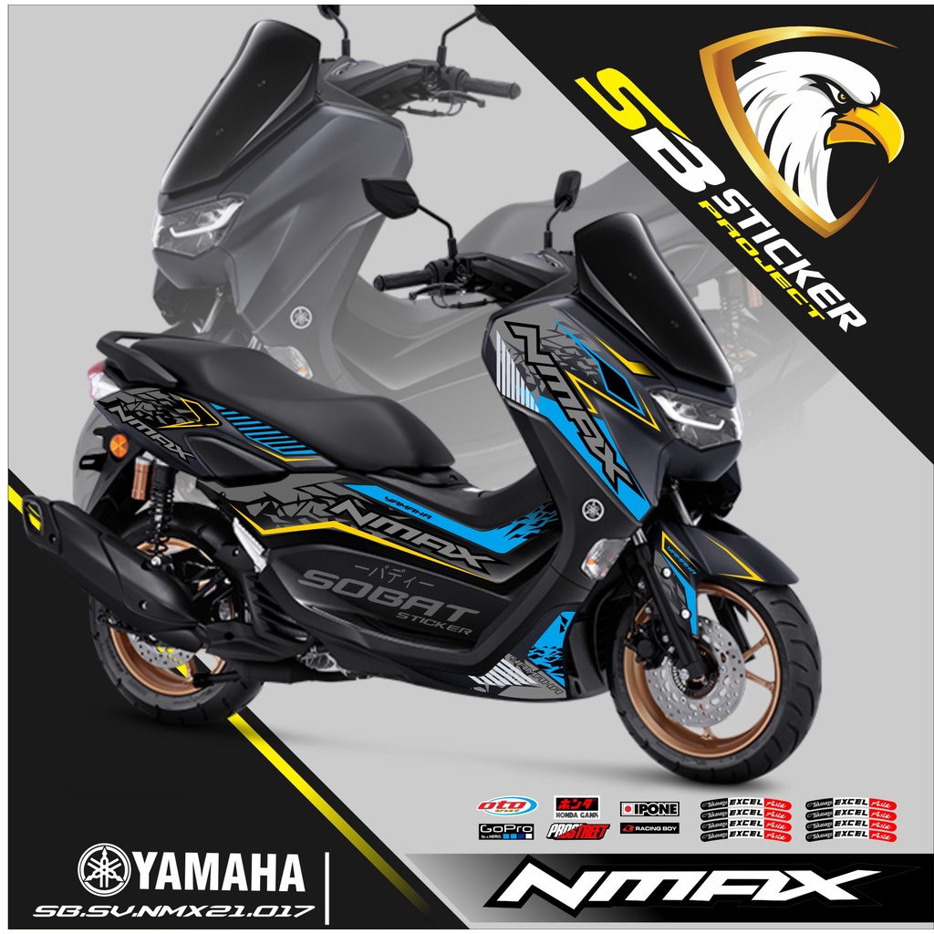 Jual STRIPING NMAX NEW 2021 - STICKER STRIPING HOLOGRAM YAMAHA NMAX NEW ...