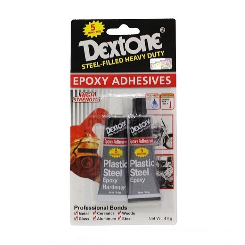 Jual Lem Dextone Epoxy Adhesives / Lem 5 Menit Dextone 48 gr | Shopee ...