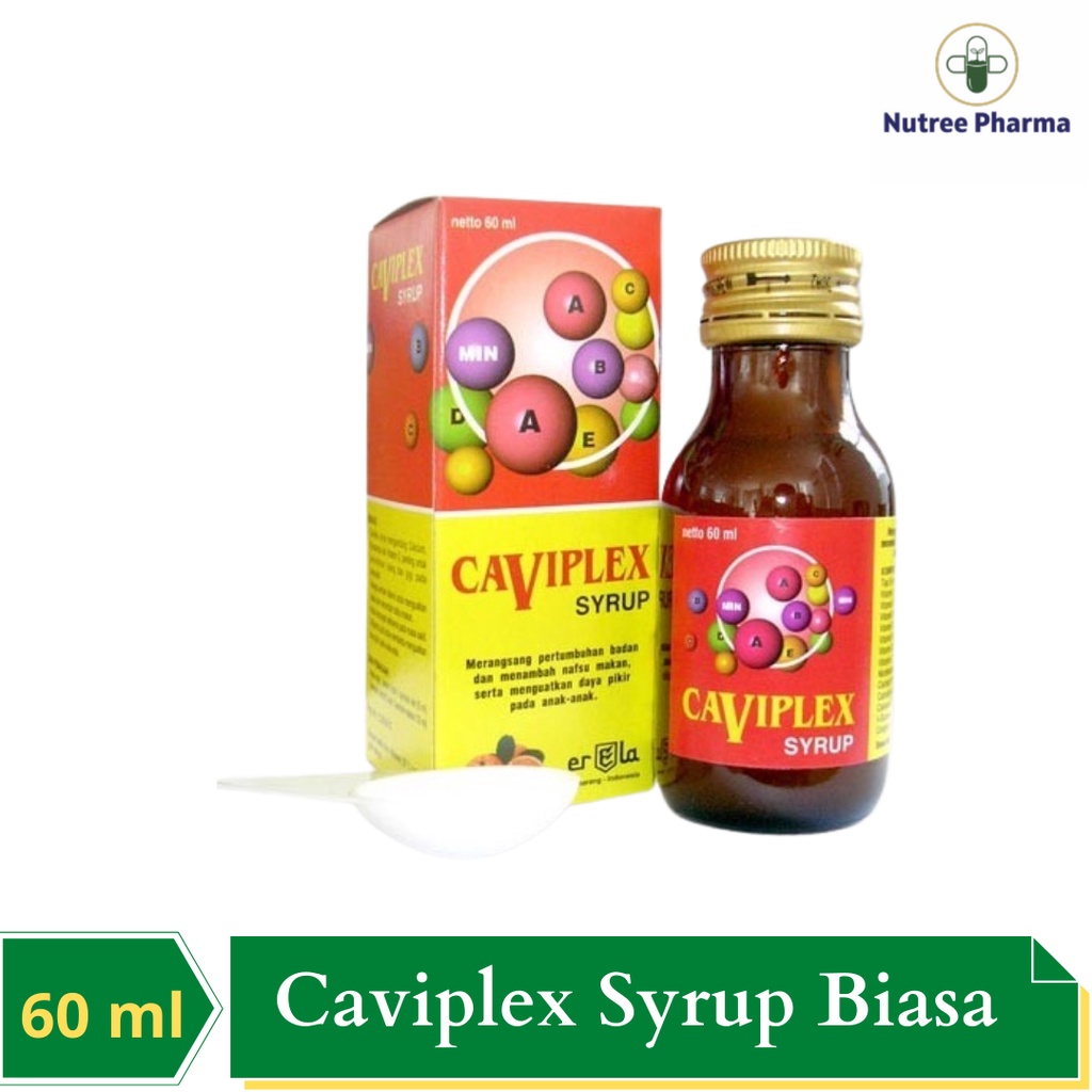 Jual ⚡MURAH & DIJAMIN ORI⚡ Caviplex Syrup / Sirup 60 ml | Multivitamin ...