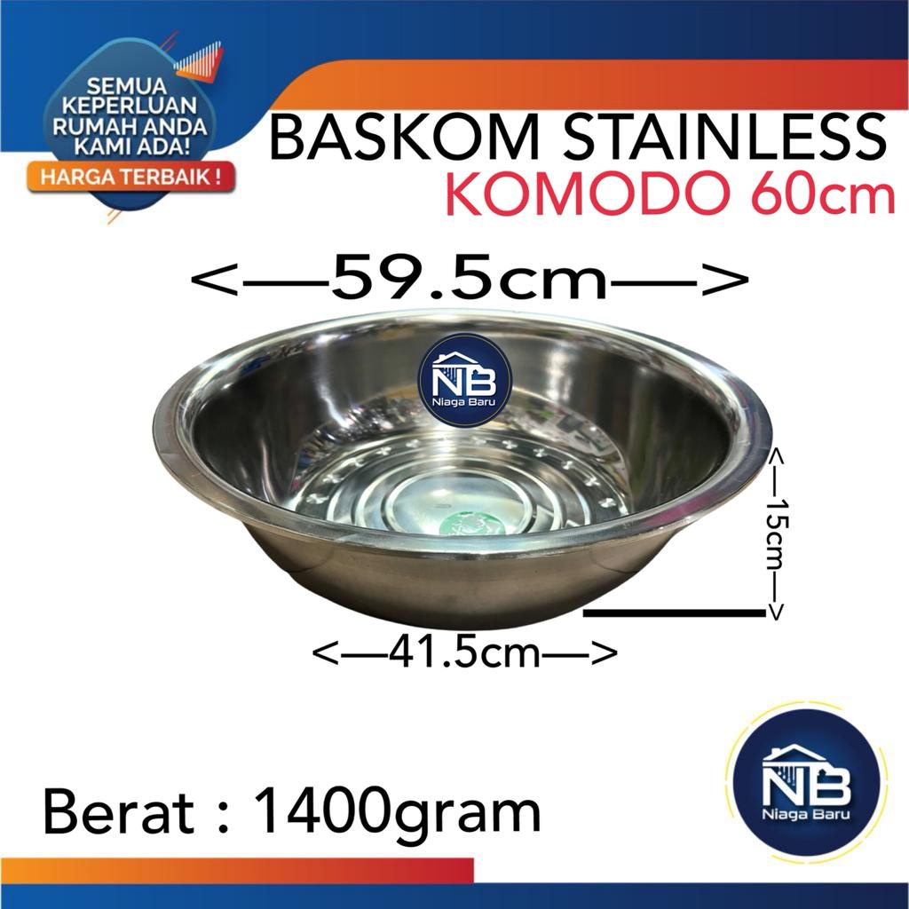 Jual Baskom Stainless Steel Komodo 60cm Baskom Besar Stainless 60 Cm ...