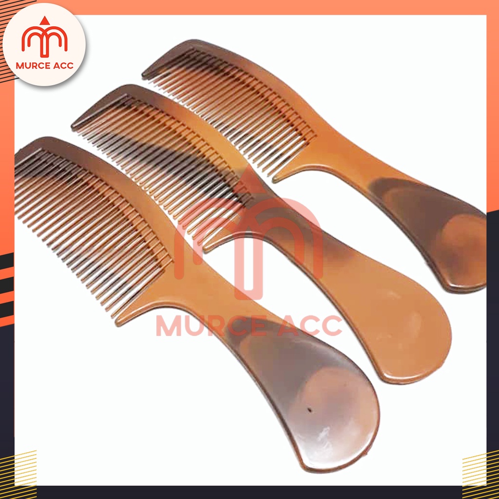 Jual Sisir Rambut Jadul Coklat / Sisir Saku / Sisir Gagang Plastik ...