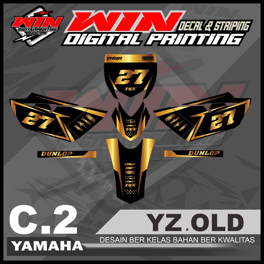Jual Stikert Striping yz 85 new - Lis sticker variasi motor yz | Shopee ...