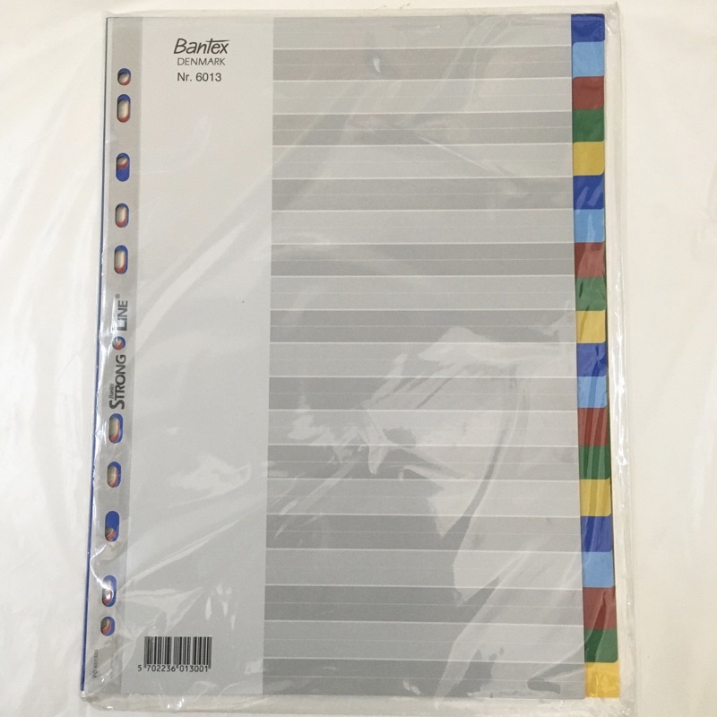 Jual Bantex 6013 Divider / Pembatas / Sekat 20 Tab A4 Color | Shopee ...