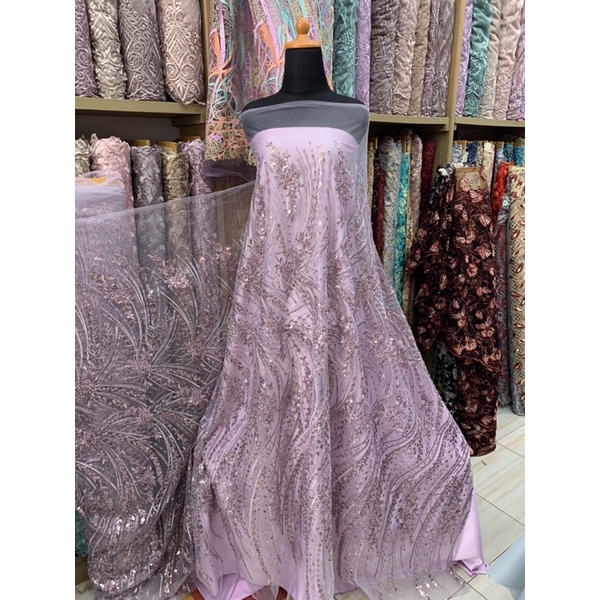 Jual Brukat tille premium sakura / tile payet/tile payet japan/tile ...